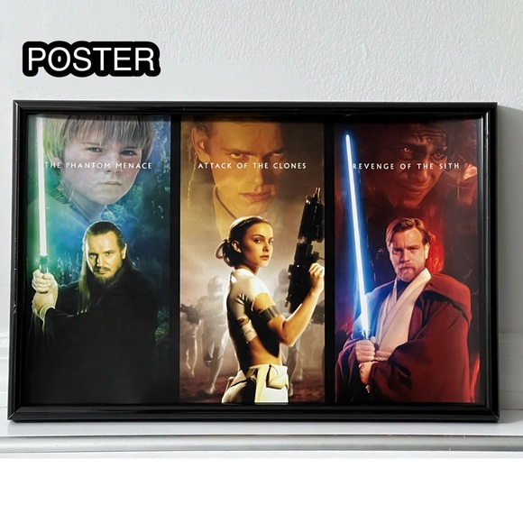 Art | Star Wars Anikan Skywalker Prequels Movie Poster | Poshmark